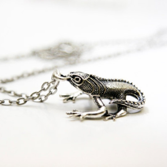 Handmade | Jewelry | Chameleon Lizard Necklacebracelet Handmade | Poshmark